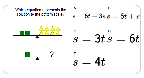 Balance Shapes - Simple Ratio - To Equation Answer (Level 2) - Mobius ...