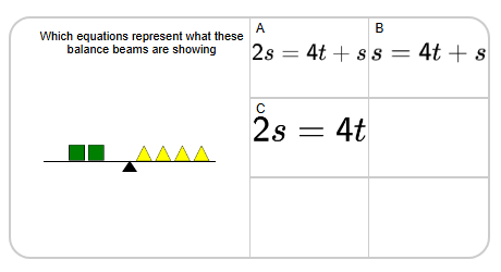 Balance Shapes - Simple Ratio - To Equations | Level 2 | Grade 8 Math ...