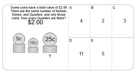 Algebra with Coins - Same Count of Three with Three Coin Types - to ...
