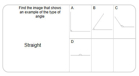 Angles - Acute, Obtuse, Right or Straight (Reversed) (Level 1) - Mobius ...