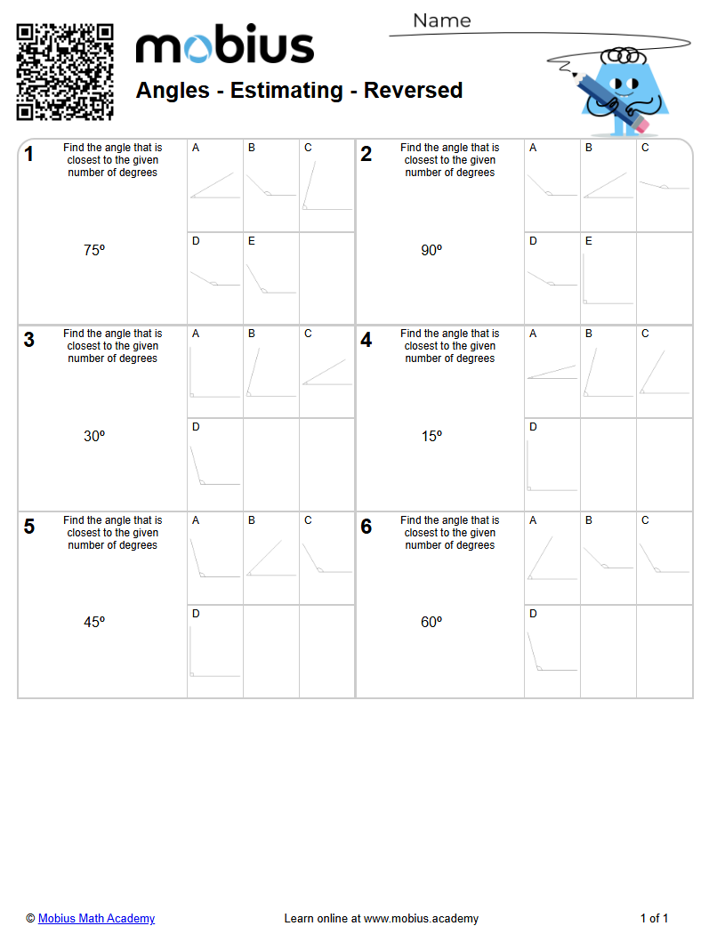 Estimating - Reversed (Level 1) | Geometry 2D | Grades 4-8 Math ...