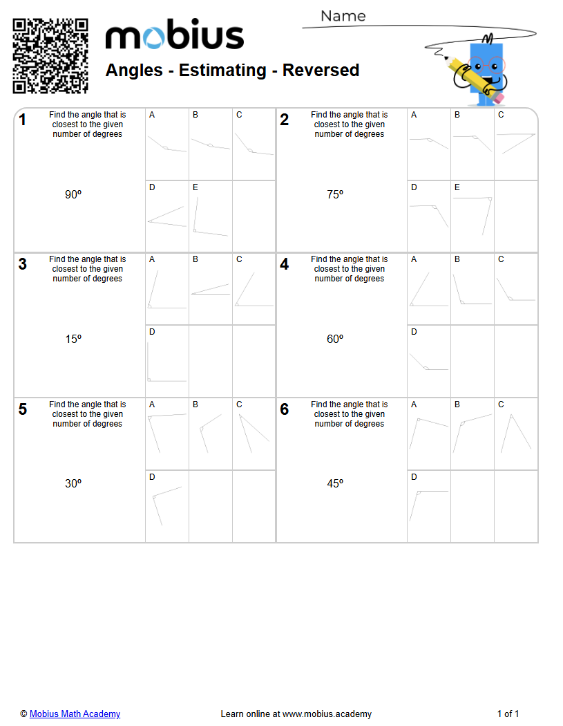 Estimating - Reversed (Level 2) | Geometry 2D | Grades 4-8 Math ...