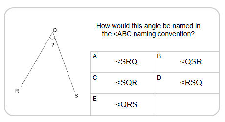 Angles | Naming - Diagram to ABC Form on an Angle (Level 1) | Grades 4 ...
