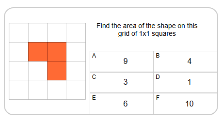Area of a Shape on a Grid - Irregular Shape to Area | Level 1 | Grade 5 ...