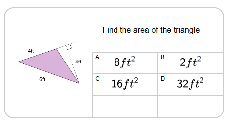 Area of an Obtuse Triangle - Image with Extra Dimensions | Level 1 ...