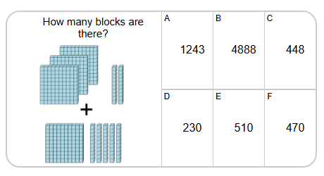Base 10 Blocks - Adding - Picture to Answer, With Carry - Hundreds and ...