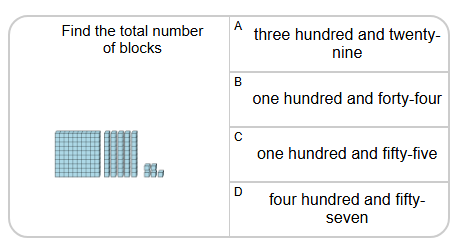 Base 10 Blocks - Counting - Picture to Word, Hundreds, Tens and Ones ...