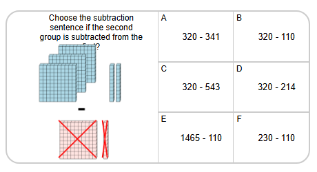 Base 10 Blocks - Subtracting - Picture to Equation, With Borrow ...