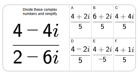 Complex Numbers | Division (Level 1) | Grade 10 Math Practice - Mobius ...
