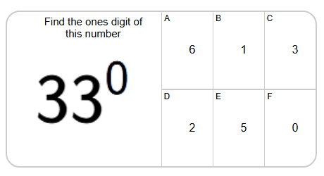 Digit Solving - Ones Digit in Exponents (Large Base) - From Power ...