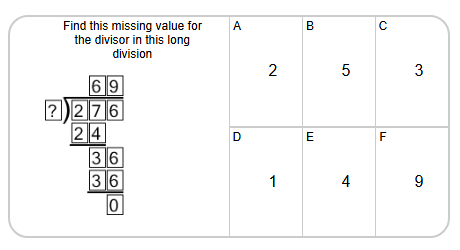 Digit Solving - Long Division - Two Steps, No Remainder - Identify ...