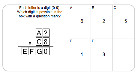 Digit Solving - Ones Digit in Multiplication Factor - Which Digit ...