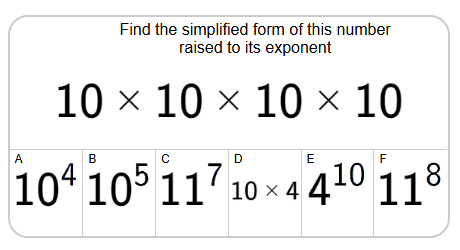 Exponents - Simplified Form (Level 2) - Mobius Math Academy