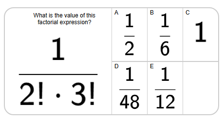 Factorial Calculation - 1 over Simple Multiplication (Level 1) - Mobius ...