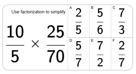 Factoring - Simplifying Fraction Multiplication with Factors ...
