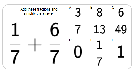 Fraction Addition - Basic (Simplifying Answers) - No Changed ...