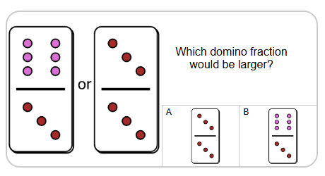 Fraction Dominoes Compare - Same Denominator Above 1 | Level 1 | Grade ...