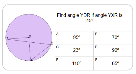 Geometry of Circles - Central Angle from Inscribed (Level 1) - Mobius ...