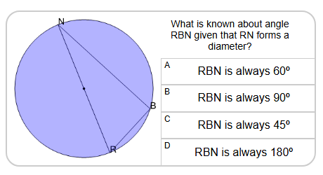Geometry of Circles - Rule for Inscribed Angle from Diameter (Level 1 ...