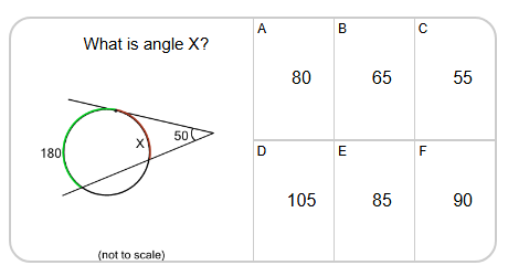 Geometry of Circles - Tangent and Secant Angles Values (Level 1 ...