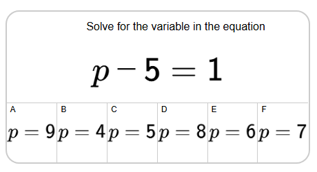 One Variable, Two Terms (Level 1) | Algebra | Grades 7-9 Math Practice ...