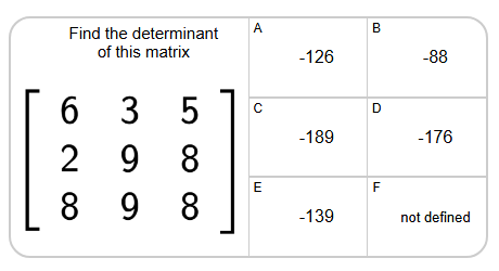 Matrices | Find Determinant (3x3) (Level 1) | Grade 12 Math Practice ...
