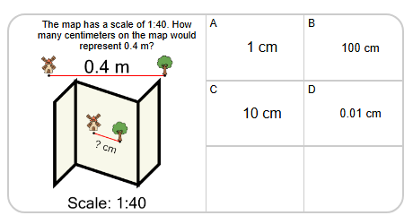 Metric Unit Scale on Map - Find Map Measurement - Less than 1000 ...