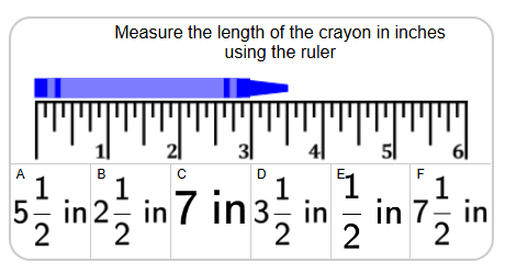 Measure with Ruler (inches) - Half Inches from Start | Level 1 | Grades ...