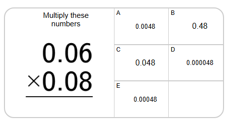 Multiplication - Decimal Hundredths - Column (Level 2) - Mobius Math ...