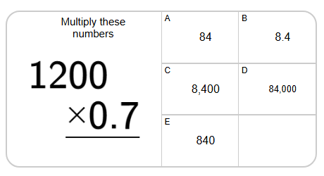 Multiplication - Decimal Tenths by Hundreds - Column (Level 3) - Mobius ...