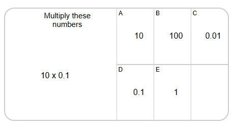 Multiplication - Decimal Tenths by Tens (Level 1) - Mobius Math Academy