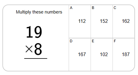 Multiplication - Whole Number 2 x 1 - Columns (Level 2) - Mobius Math ...