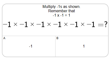 Negative Integer Multiplication - Many of Same Number | Level 1 ...