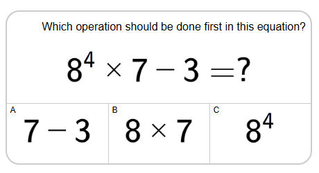 Order of Operations Example - All Basic Operators with Exponents (Level ...