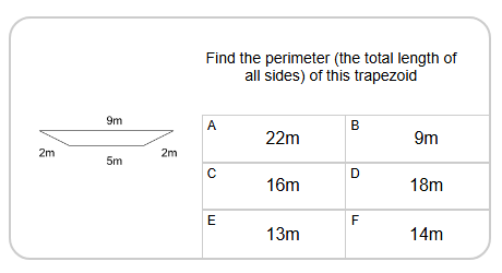 Perimeter of a Trapezoid - Concept Intro (Level 2) - Mobius Math Academy