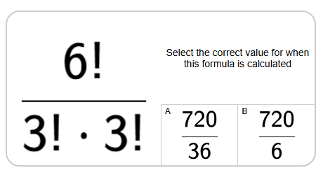 Probability nCm Notation - Formula to Value (Level 1) - Mobius Math Academy