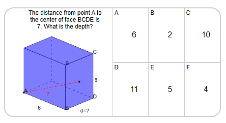 Pythagorean Theorem 3D - Prism - Hypotenuse to Dimension (Half Height ...