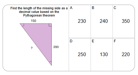 Pythagorean Triples (Scaled) - Either Missing Length (Level 3) - Mobius ...