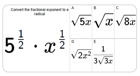 Radicals - Convert Square Root, Values and Variables, from Exponents ...