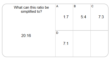 Ratios - Simplified Ratios | Level 3 | Grades 6-9 Math Practice ...