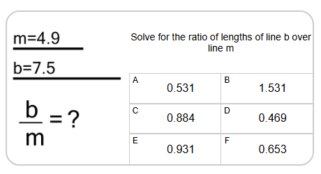Ratios of Lengths | Both Lengths to Ratio, Decimal Numbers - Parallel ...