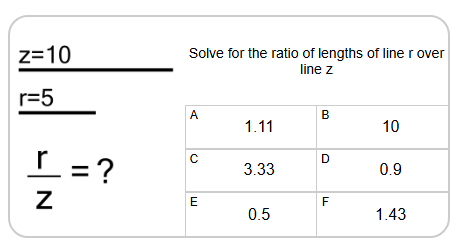 Ratios of Lengths | Both Lengths to Ratio, Whole Numbers - Parallel ...
