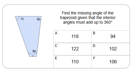Missing Angle on the Trapezoid | Level 2 | Grades 4-5 Math Practice ...