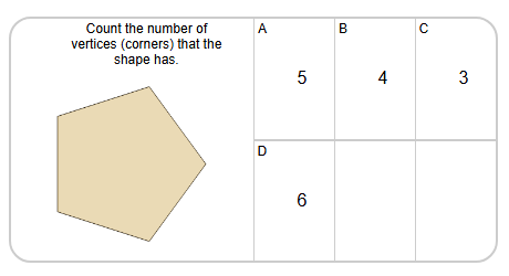 Count Vertices on 2D Shapes | Level 1 | Grades 2-3 Math Practice ...
