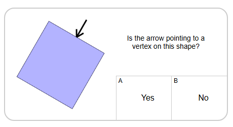 2D Shapes - Side and Vertex Naming - Image to Yes/No (Level 2) - Mobius ...