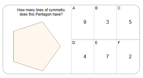 2D Shape Symmetry - How Many Lines of Symmetry (Not Shown) | Level 1 ...