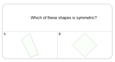 2D Shape Symmetry - Which is Symmetric (Level 1) - Mobius Math Academy
