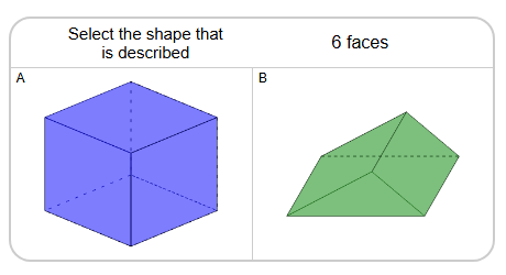 3D Shapes - Count Faces - Reversed (Level 1) - Mobius Math Academy