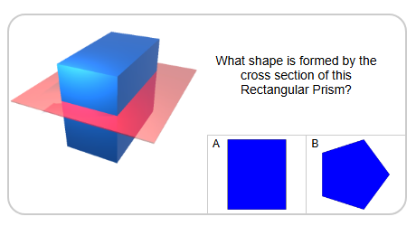 3D Shapes - Cross Sections (Simple) - To 2D Shape | Level 1 | Grades 3 ...