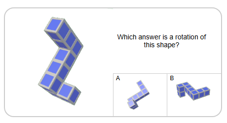 3D Shapes - Rotation - Find Match | Level 1 | Grades 3-11 Math Practice ...
